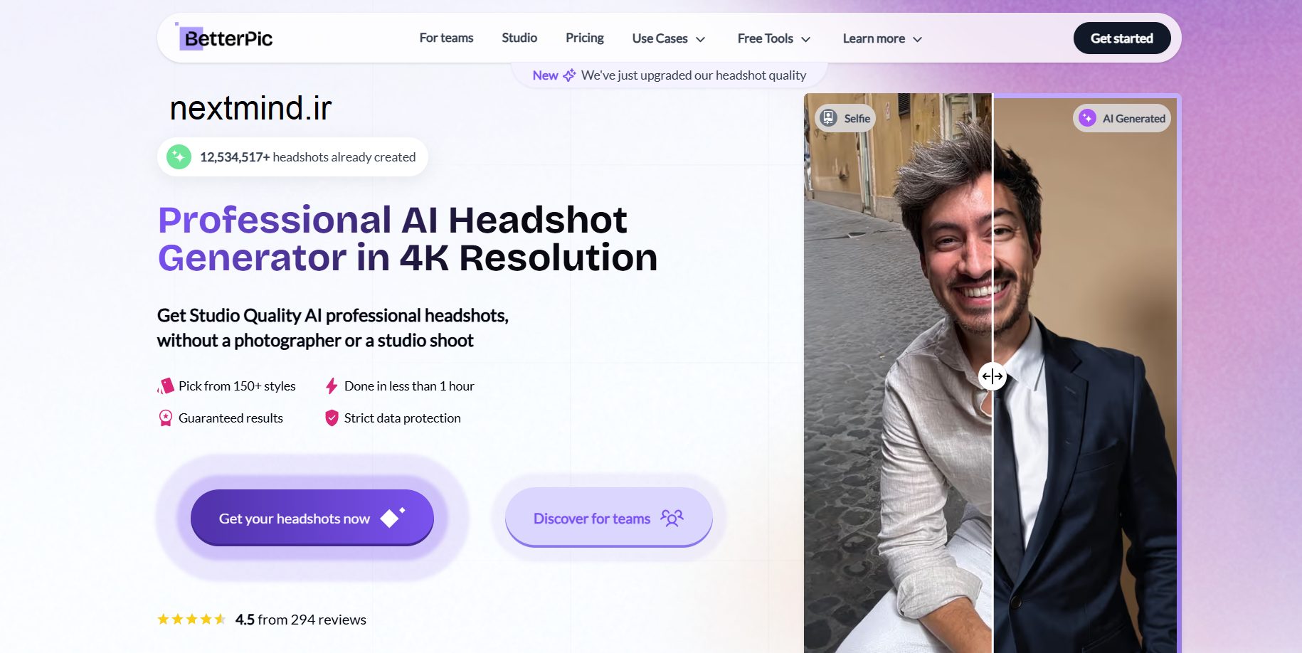 معرفی هوش مصنوعی BetterPic | نکست مایند